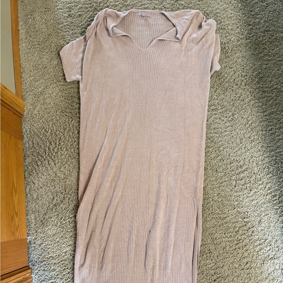 Barefoot Dreams | Dresses | Barefoot Dreams Pink Sheath Midi Dress With ...